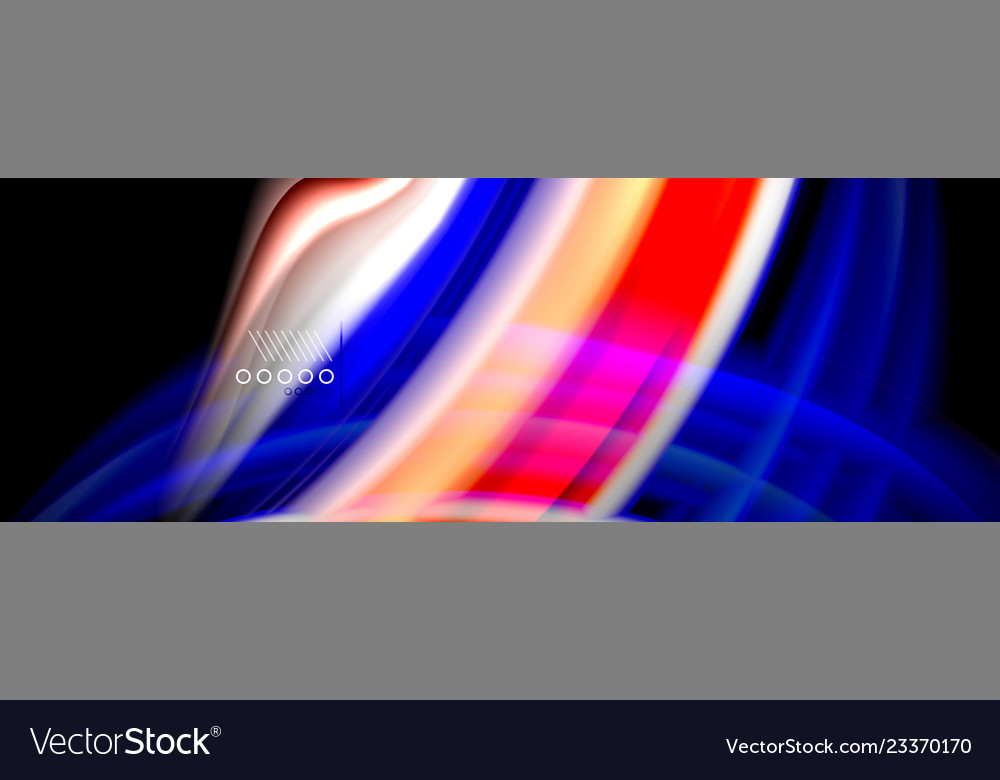 Fluid liquid wave pattern Royalty Free Vector Image