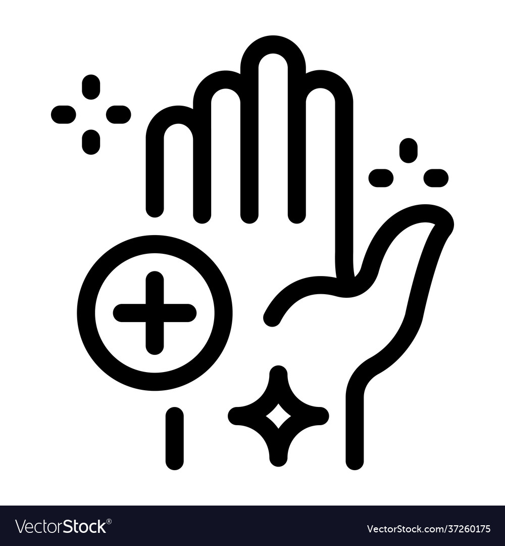 Clean hand Royalty Free Vector Image - VectorStock