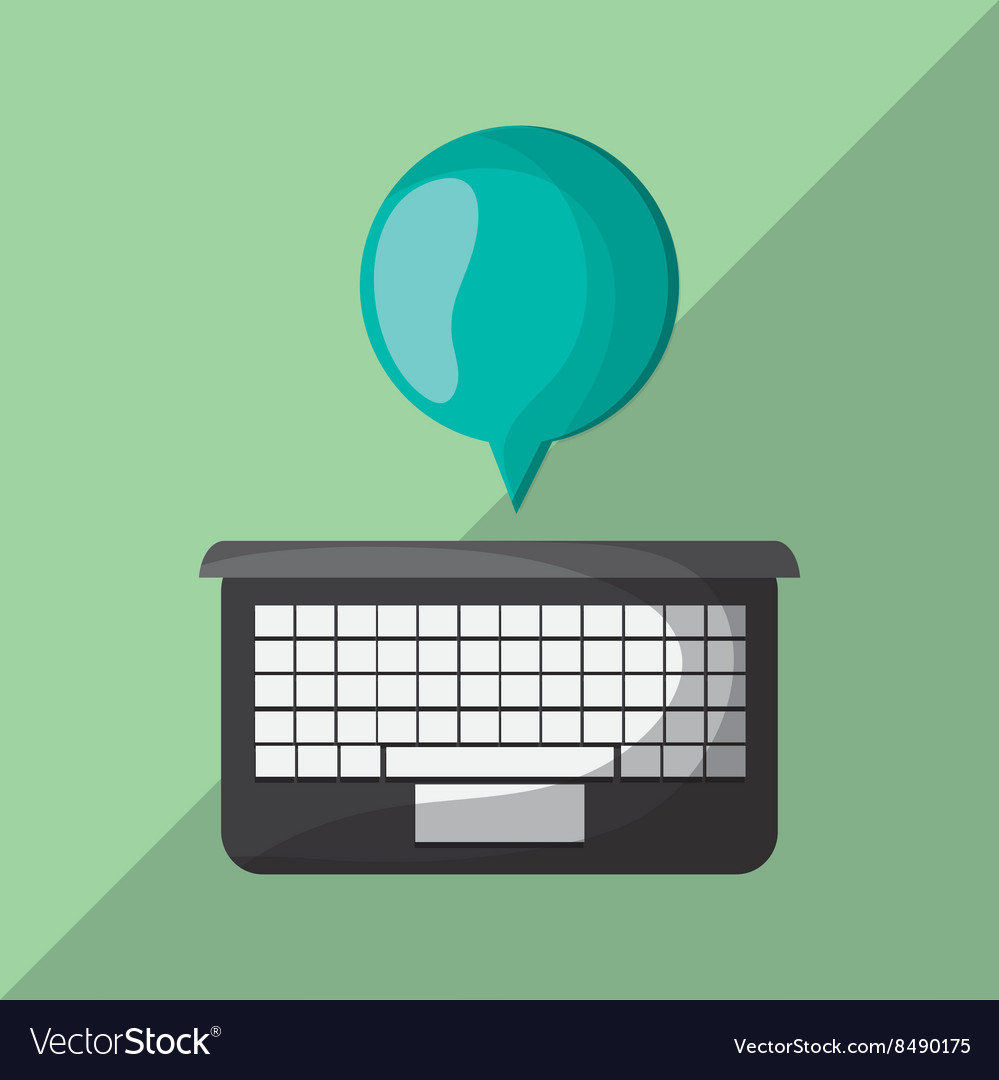 Flat about technology design Royalty Free Vector Image