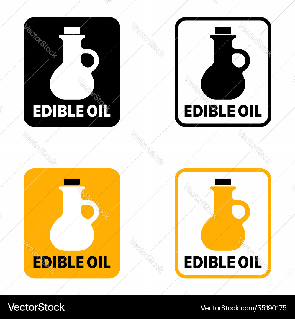 Food ingredient information sign Royalty Free Vector Image