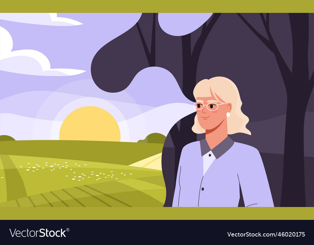 Positive mindset concept Royalty Free Vector Image