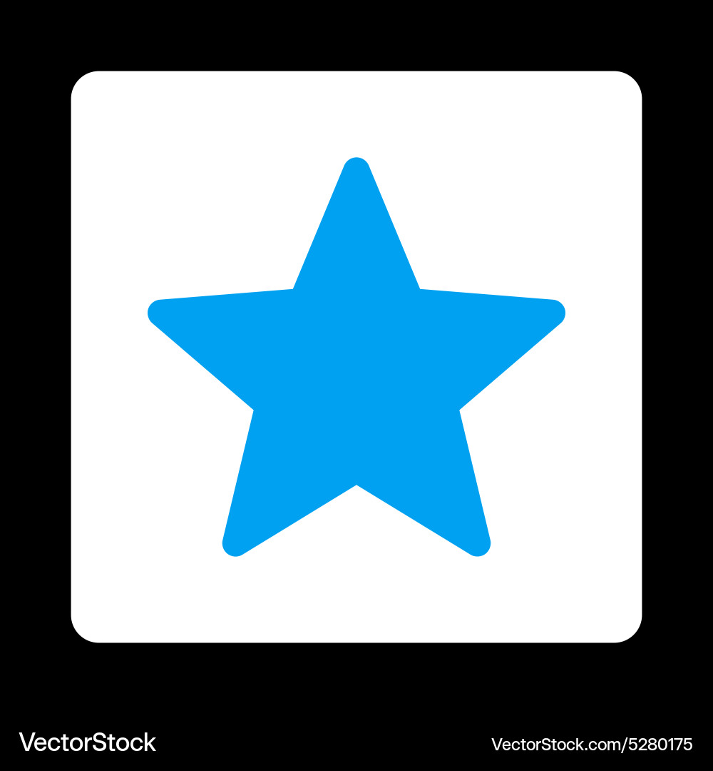 Star icon from award buttons overcolor set Vector Image