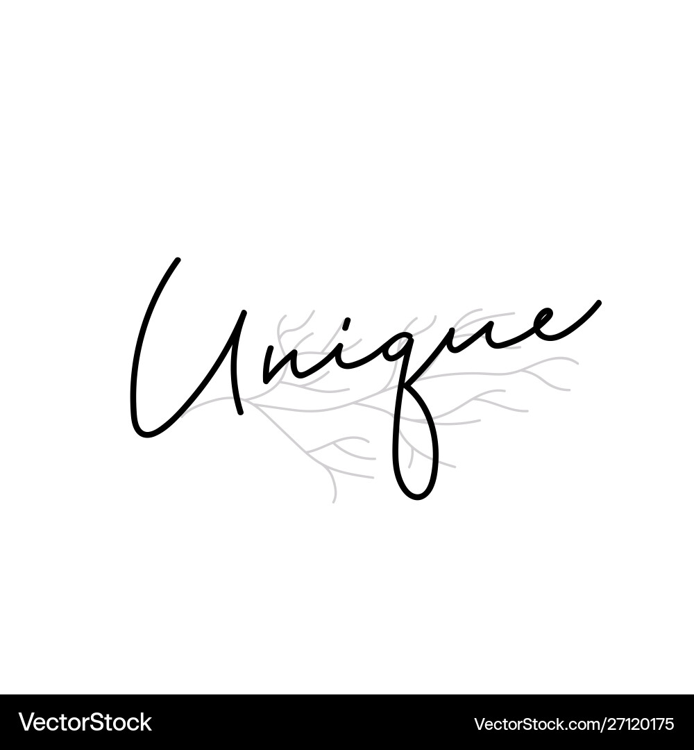 Unique calligraphy shirt quote lettering Vector Image