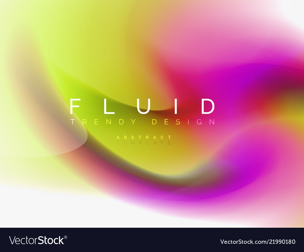 Background abstract color flow liquid design Vector Image