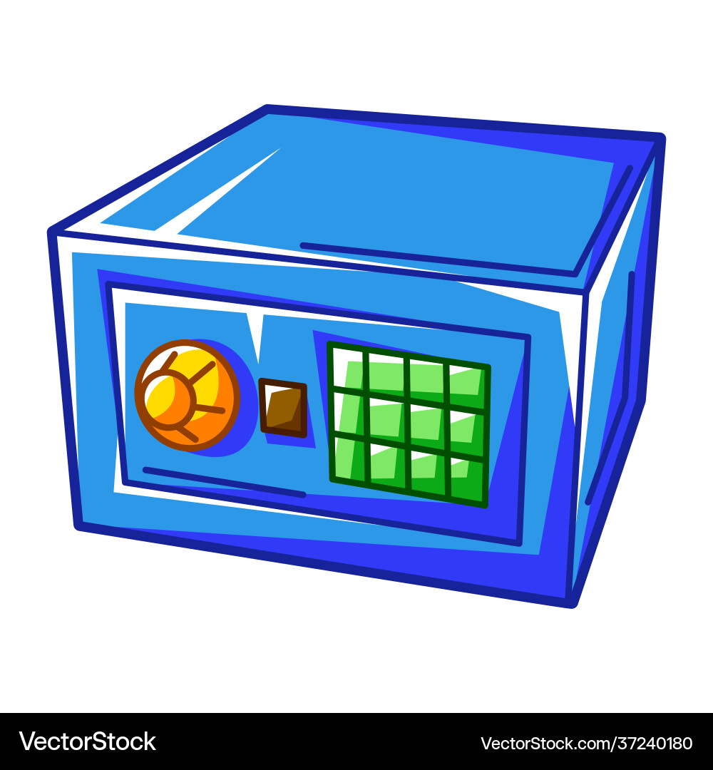 Safe banking and finance icon Royalty Free Vector Image