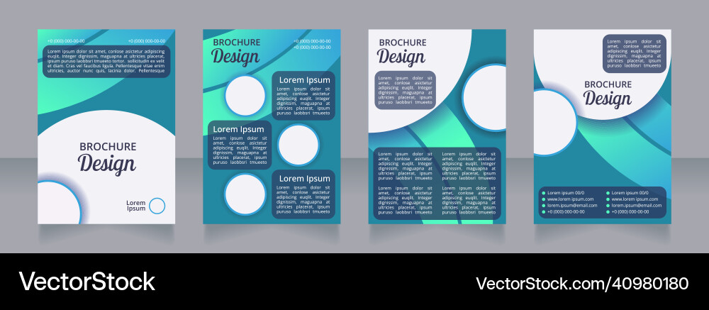 Sweet dishes for dieting blank brochure layout Vector Image