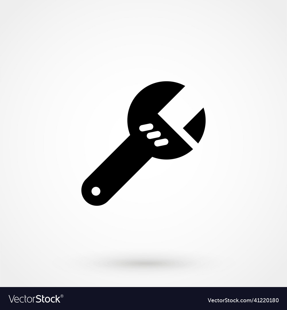 Tool spanner icon Royalty Free Vector Image - VectorStock