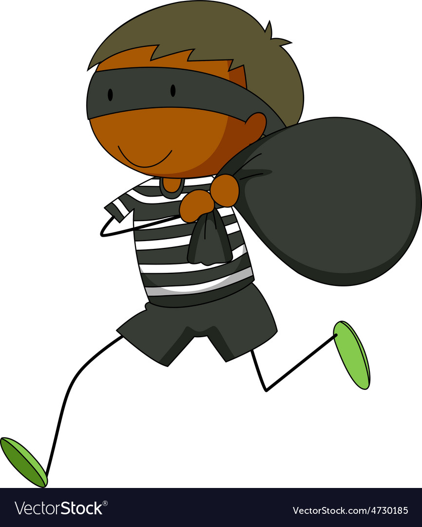 Robber Royalty Free Vector Image - VectorStock