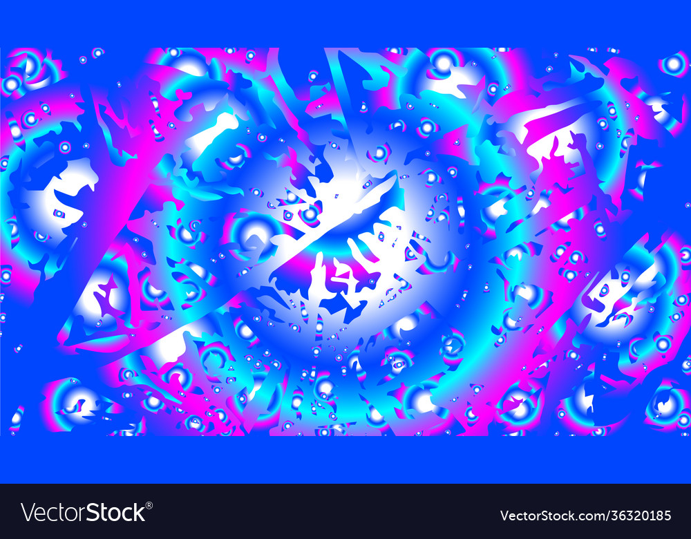 Supernova explosion with abstract waves background