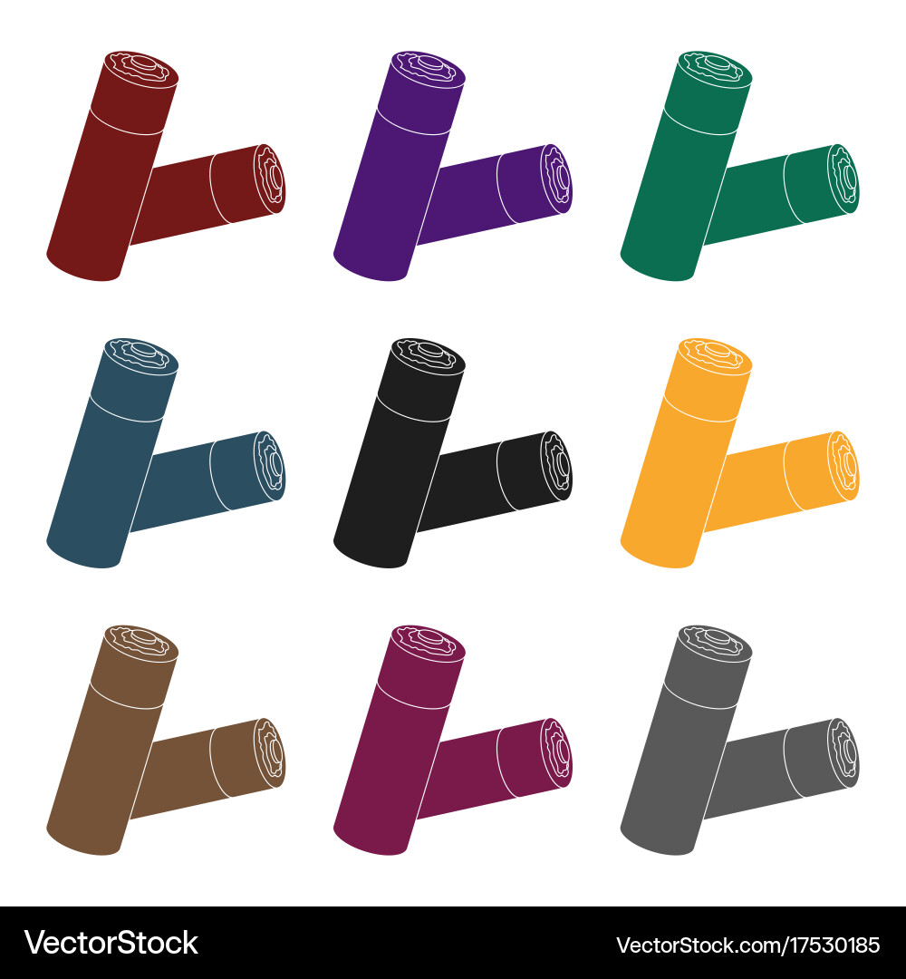 Used batteries icon in black style isolated Vector Image