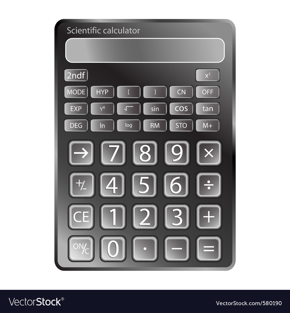 Calculator Royalty Free Vector Image - VectorStock