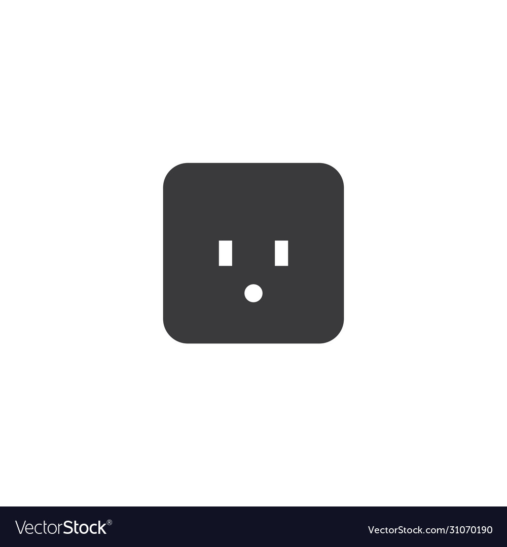 Electric Socket Plug Royalty Free Vector Image