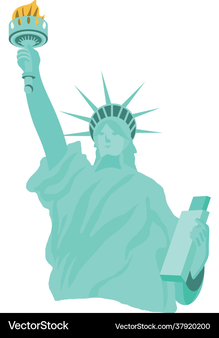 Statue liberty Royalty Free Vector Image - VectorStock