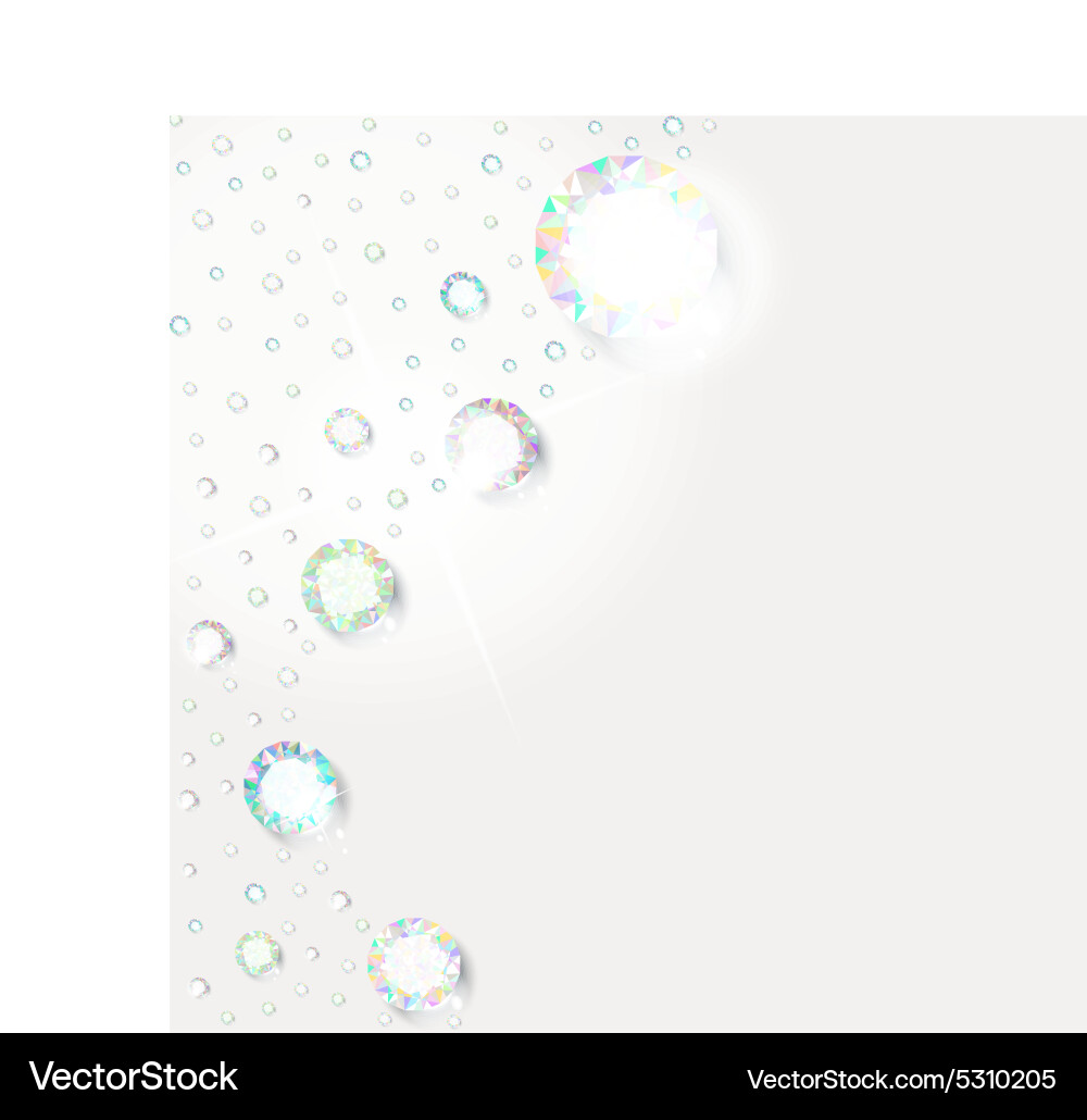 Background of diamonds for design Royalty Free Vector Image