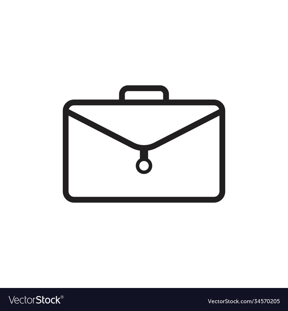 Brief case icon Royalty Free Vector Image - VectorStock