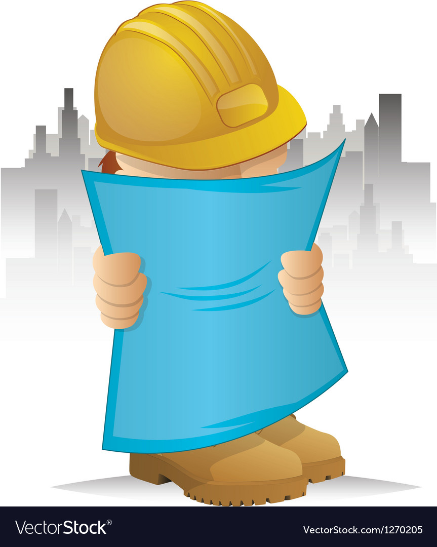 Construction Worker Royalty Free Vector Image - VectorStock