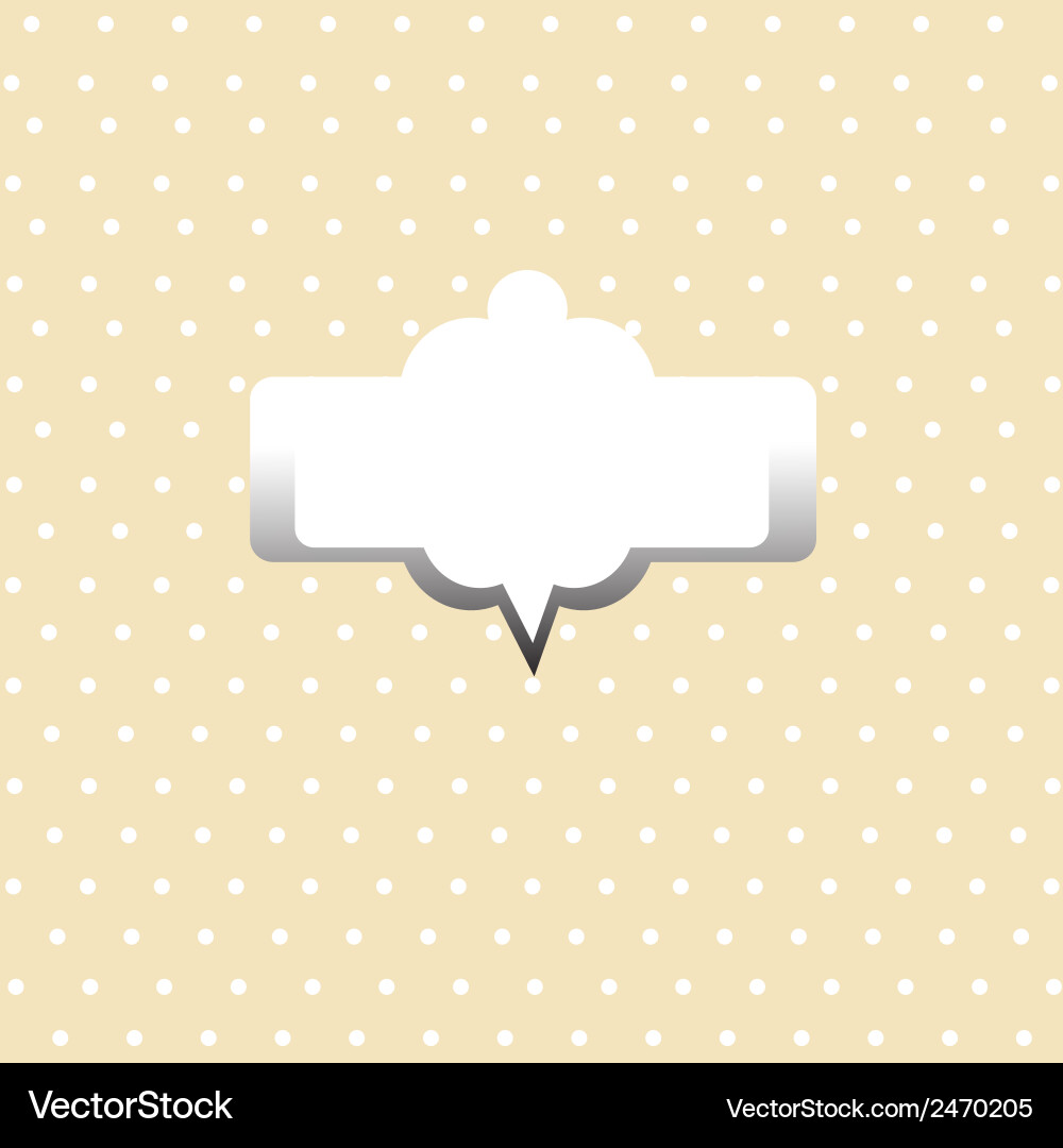 Dot background and frame Royalty Free Vector Image