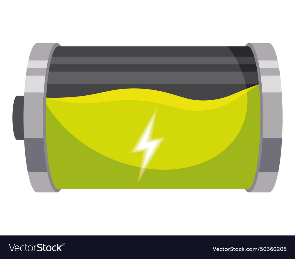 High performance battery power Royalty Free Vector Image