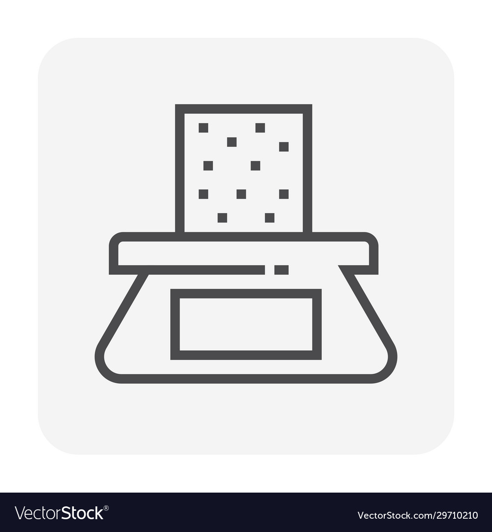 Concrete testing icon Royalty Free Vector Image