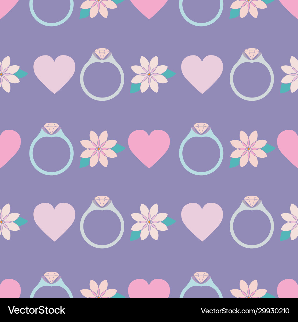Lucky symbols collection background seamless Vector Image