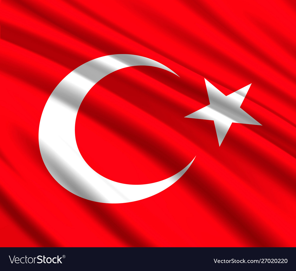 3d waving flag Royalty Free Vector Image - VectorStock