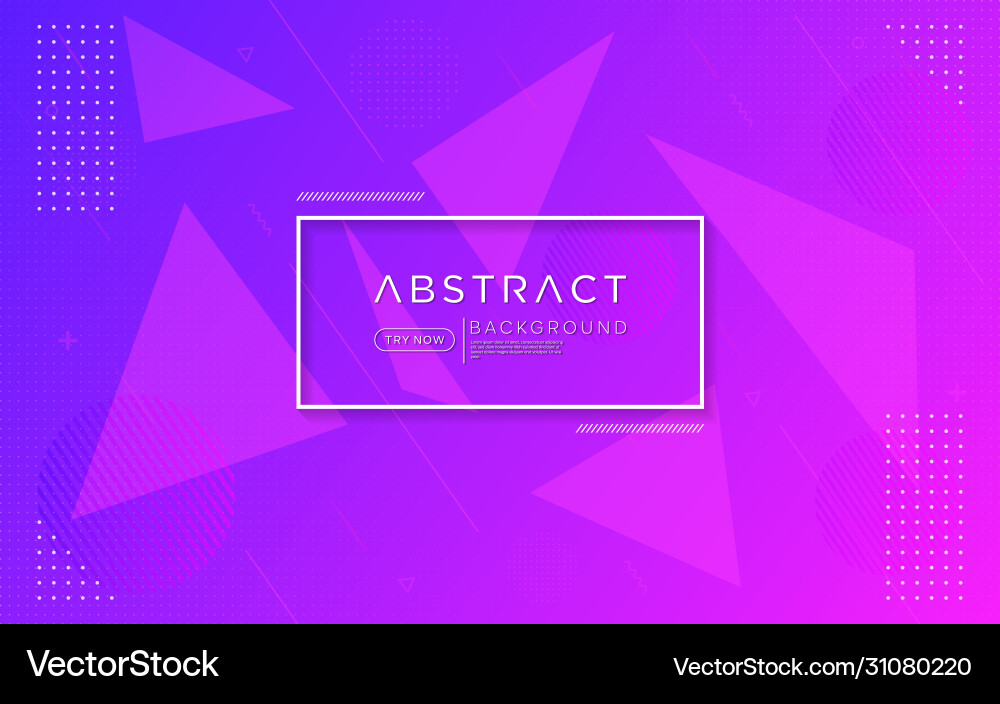 Abstract geometric purple colorful background Vector Image