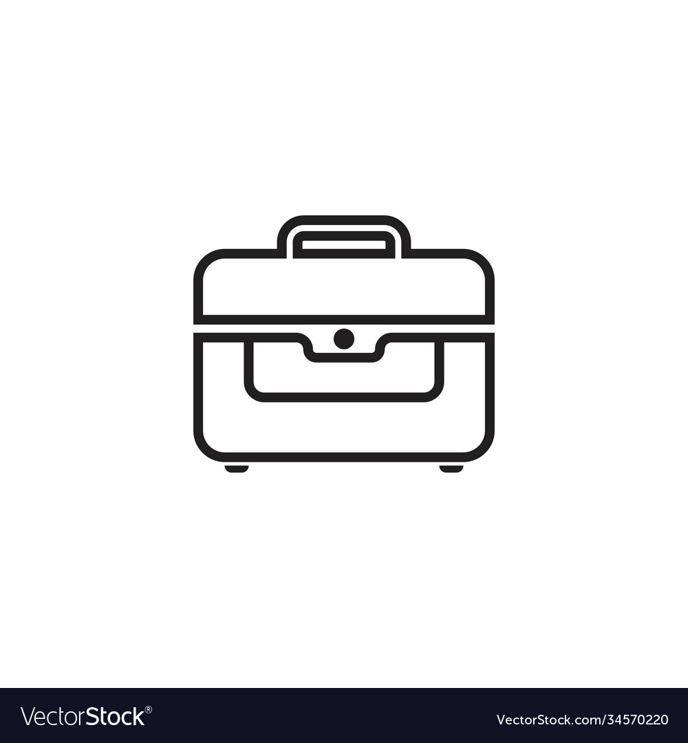 Brief case icon Royalty Free Vector Image - VectorStock