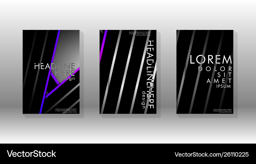 Cover book with a geometric design background Vector Image