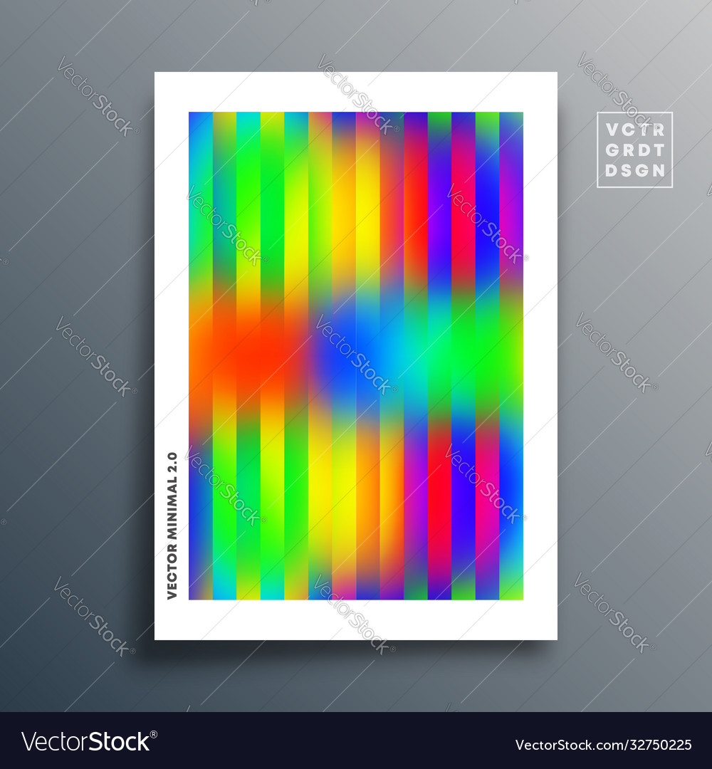 Gradient texture template with linear design Vector Image