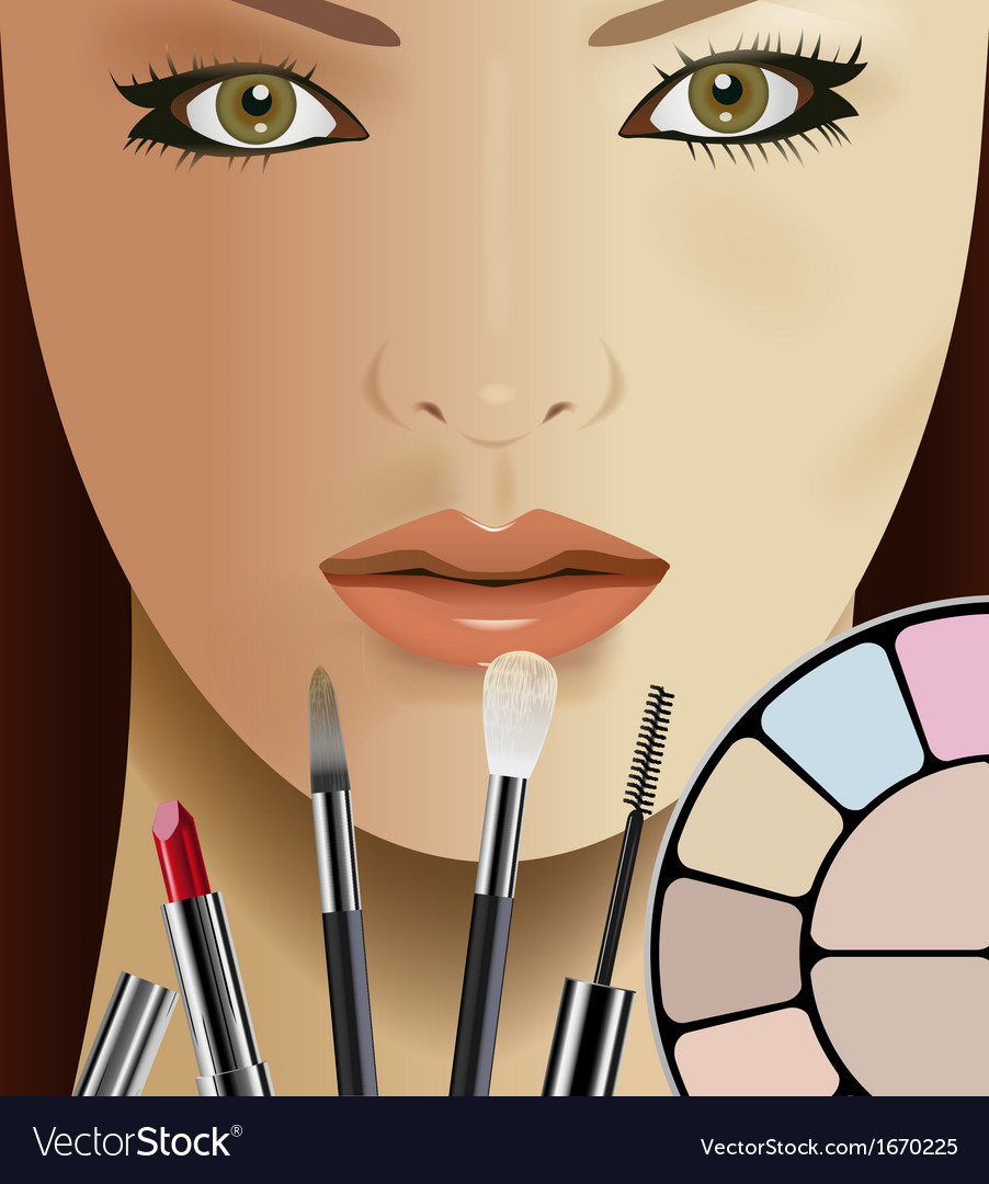 Make up Royalty Free Vector Image - VectorStock