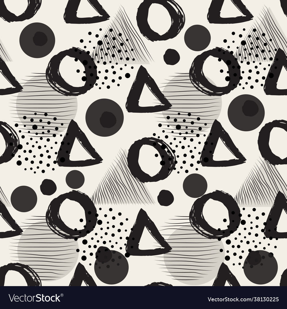 Seamless pattern brush Royalty Free Vector Image