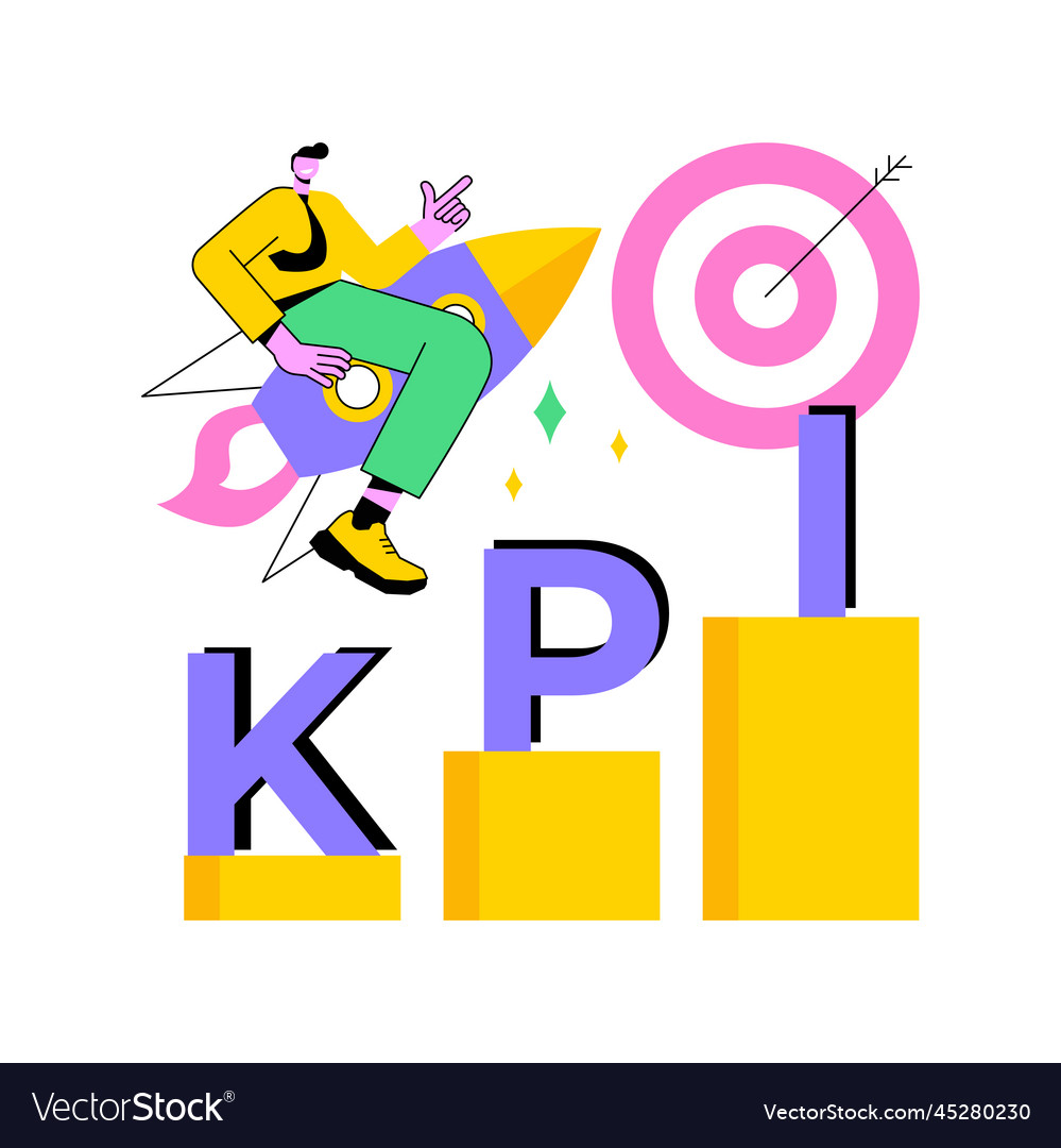 Kpi abstract concept Royalty Free Vector Image Kpi abstract concept Royalty Free Vector Image