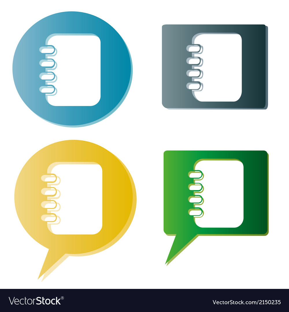 Notebook Royalty Free Vector Image - VectorStock