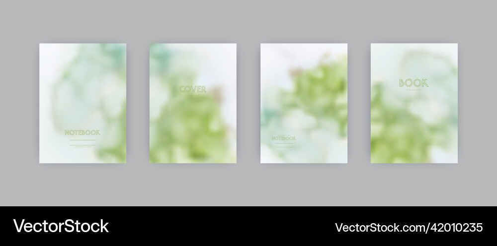 Set of cover templates Royalty Free Vector Image