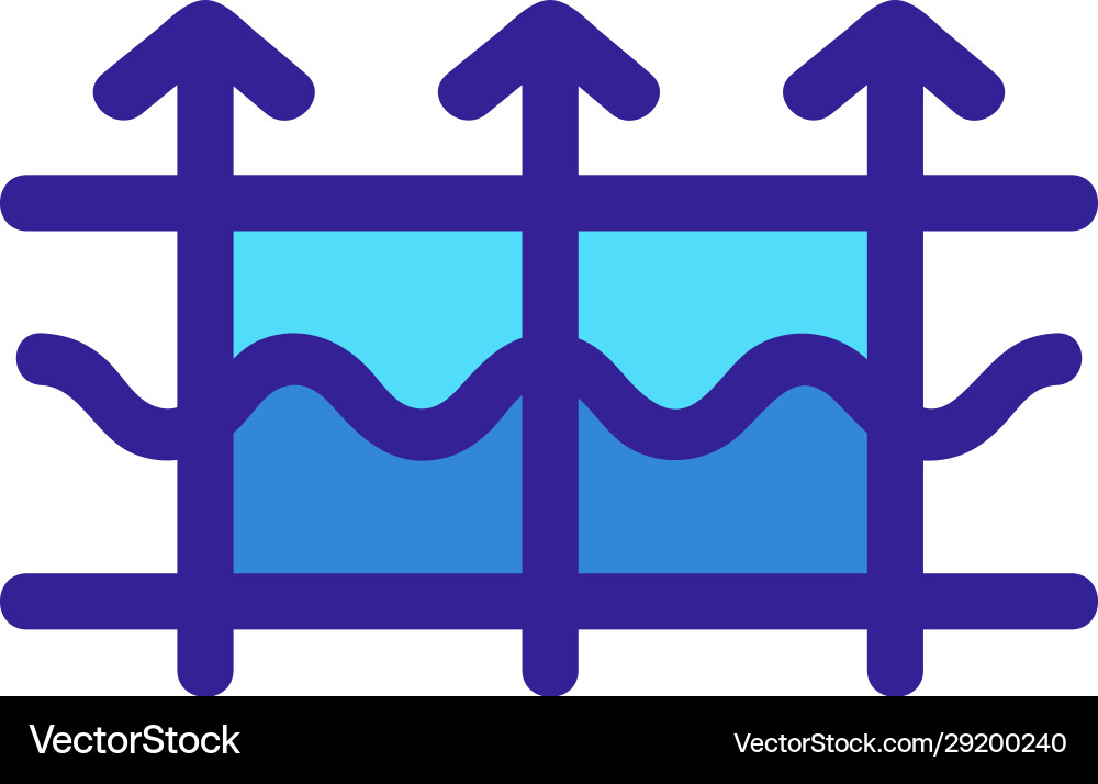 Absorbing icon isolated contour symbol Royalty Free Vector