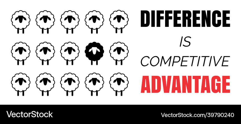 Difference1 01 Royalty Free Vector Image - VectorStock