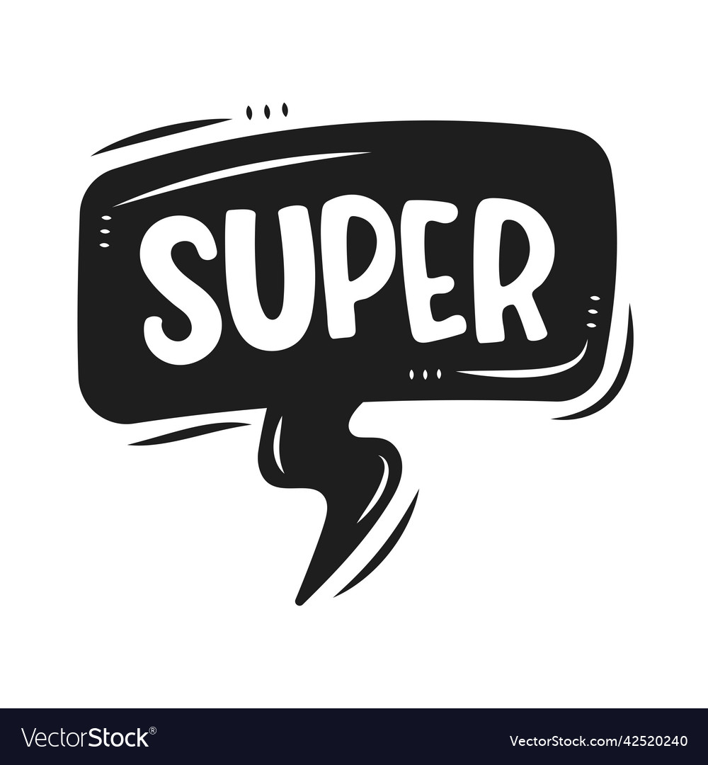 Super doodle expression Royalty Free Vector Image