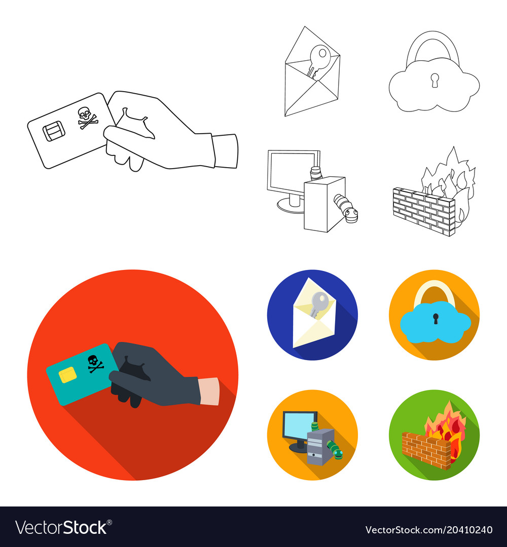 System internet connection code hackers Royalty Free Vector