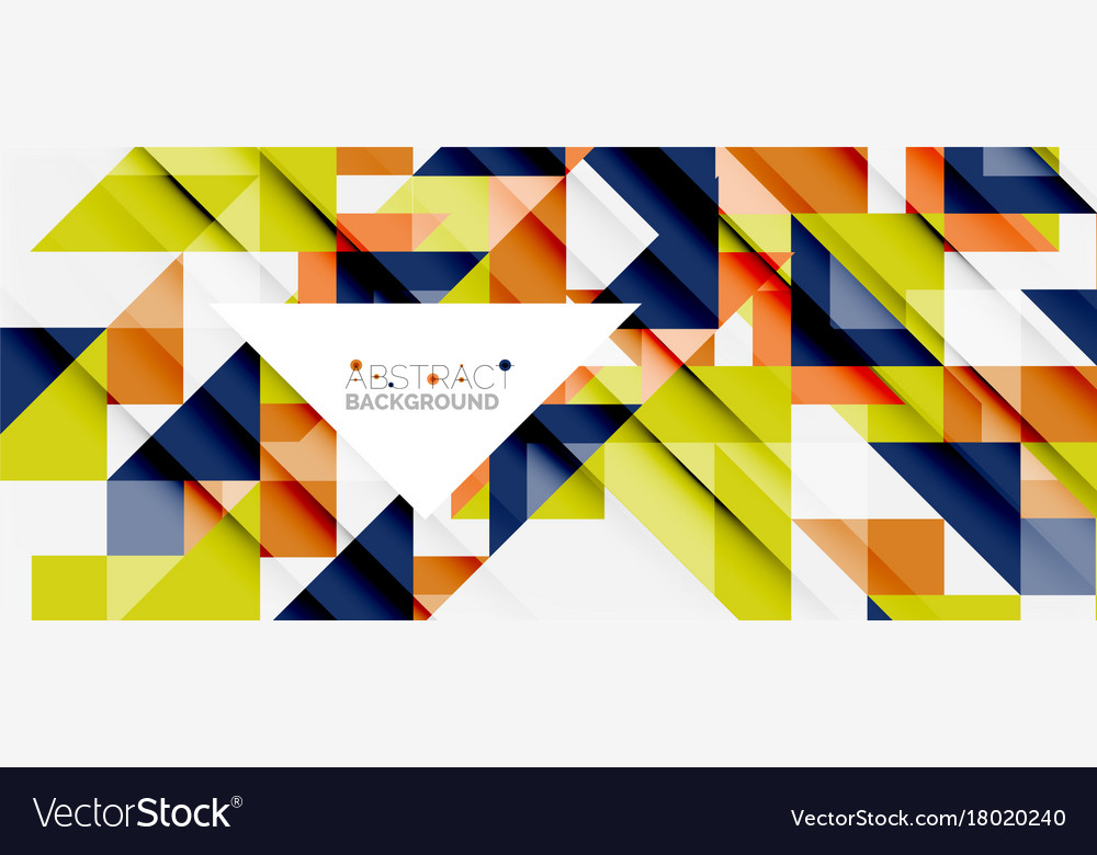 Triangle pattern design background Royalty Free Vector Image