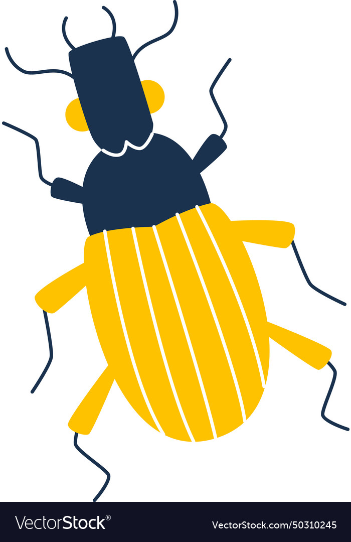 Bug cartoon insect Royalty Free Vector Image - VectorStock Bug cartoon insect Royalty Free Vector Image - VectorStock
