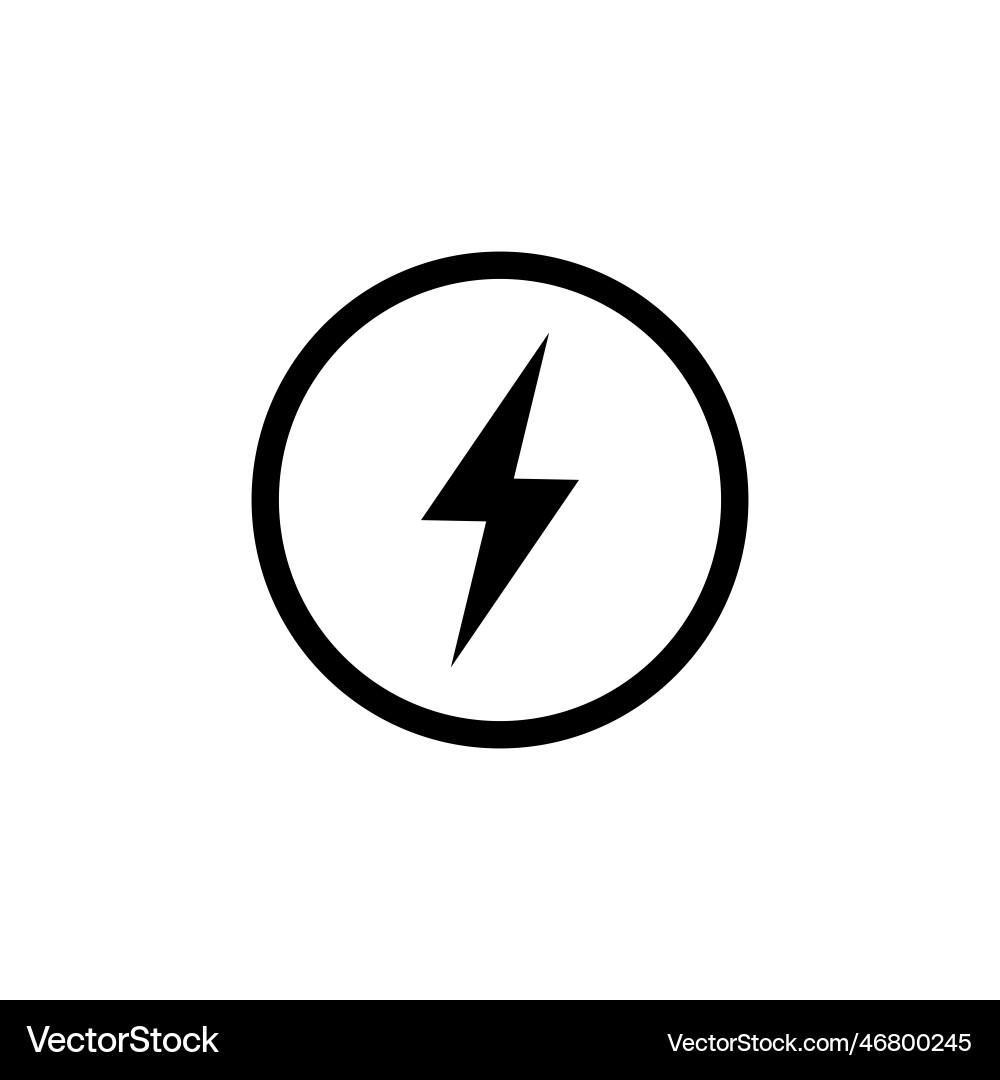 Power icon power switch icon electric power Vector Image