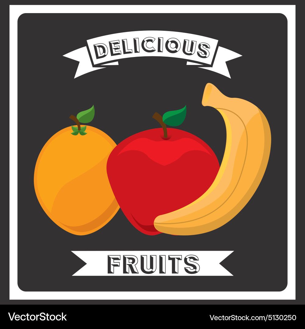 Healthy food Royalty Free Vector Image - VectorStock