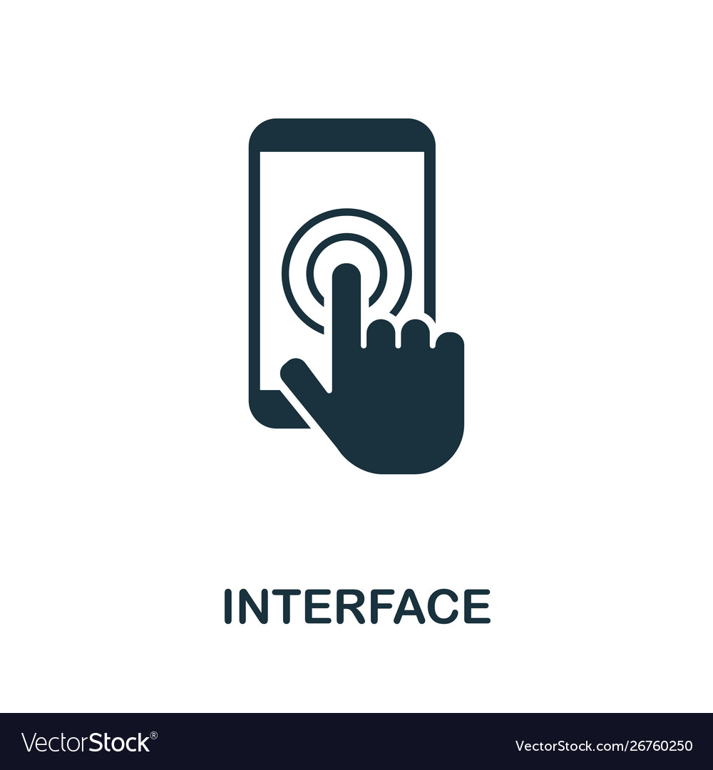 Interface icon symbol creative sign from seo Vector Image