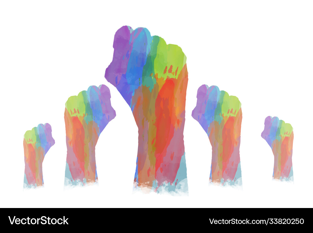 Lgbtq concept design with colorful elements Vector Image