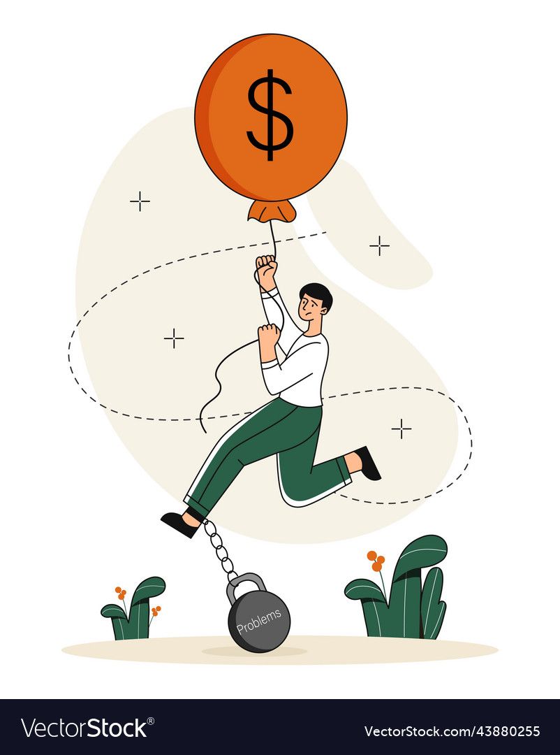 Business problems concept Royalty Free Vector Image