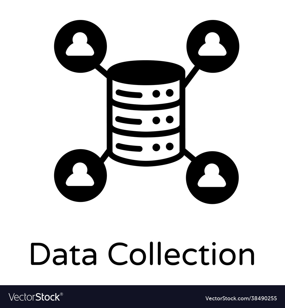 Data collection Royalty Free Vector Image - VectorStock