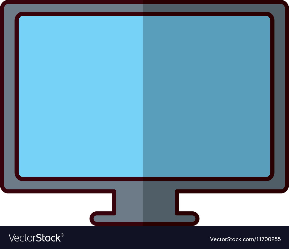 Isolated computer device design Royalty Free Vector Image