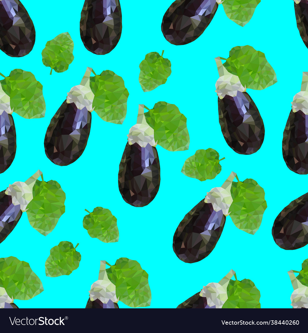 Eggplant pattern Royalty Free Vector Image - VectorStock