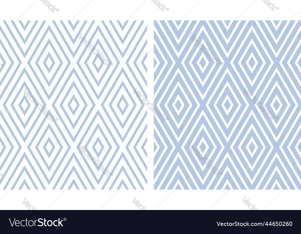 Seamless diamonds patterns Royalty Free Vector Image