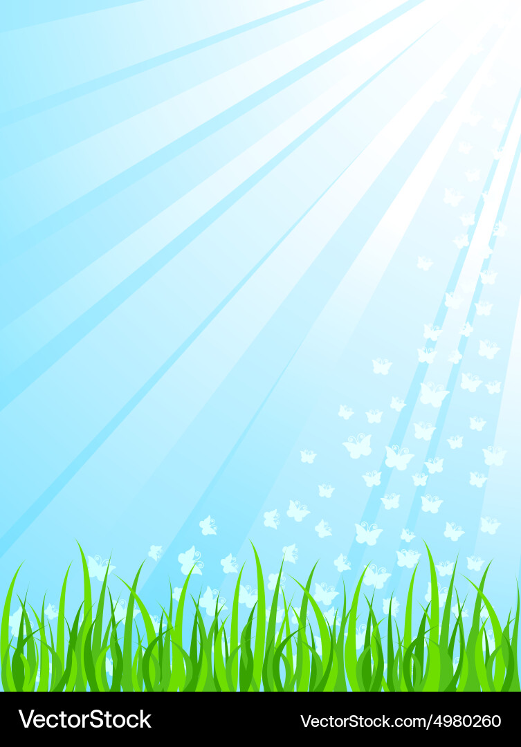 Sunrays Royalty Free Vector Image - VectorStock